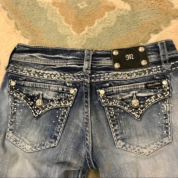 Miss Me | Jeans | Miss Me Rhinestone Flared Denim Jeans | Poshmark